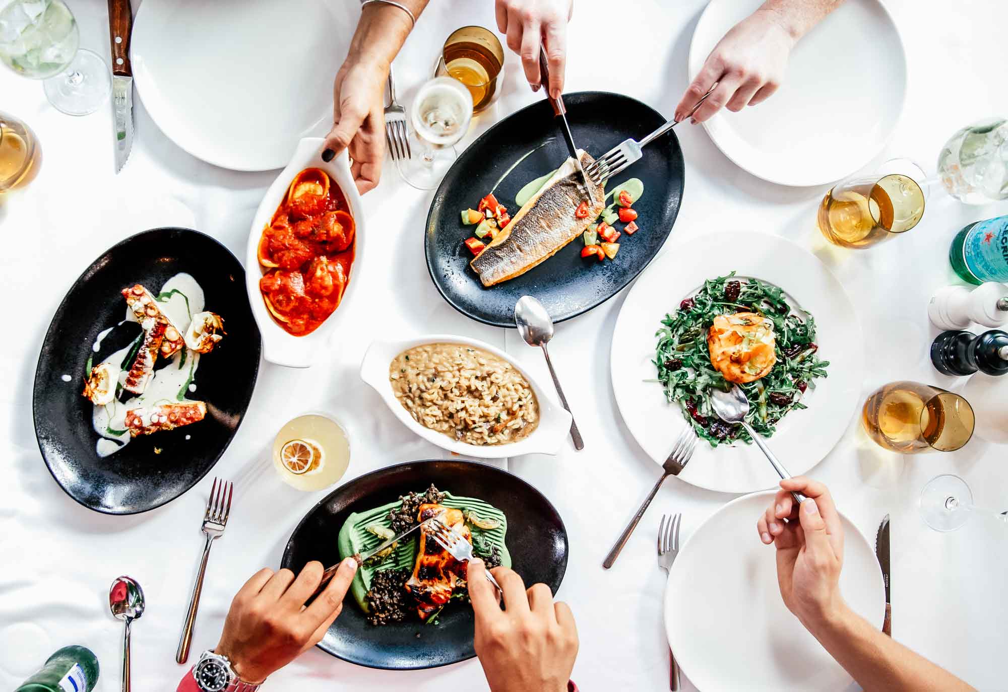 Brunch at Roberto's with Michelin star Chef Enrico Bartolini